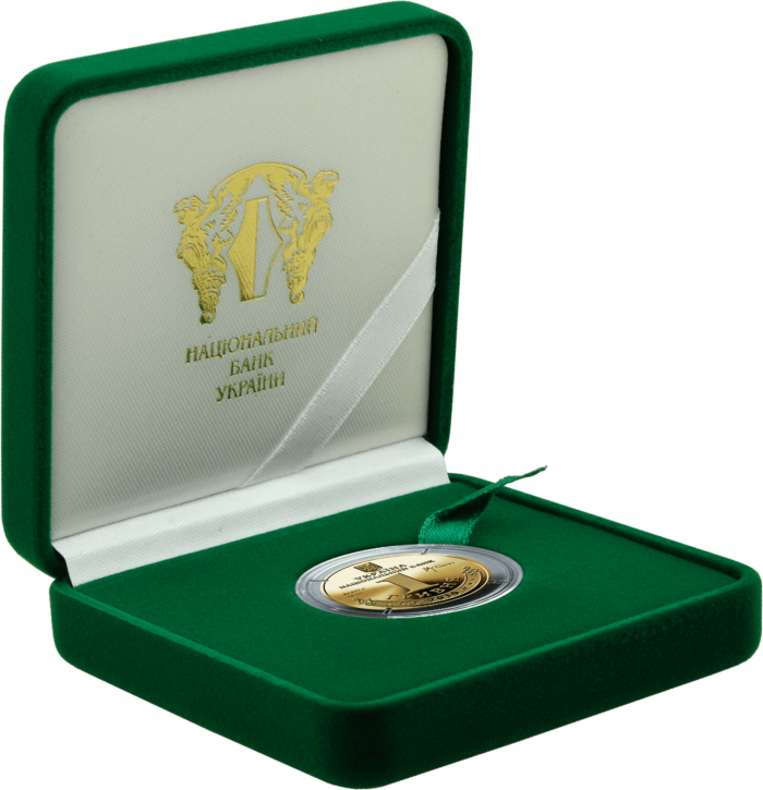Золотая памятная монета "1 Гривна". Монеты Украины и Мира